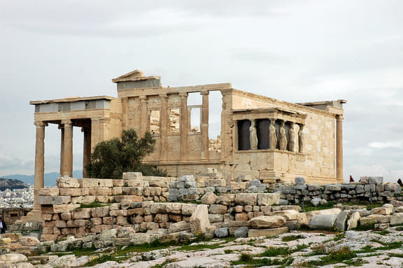 Old Temple Of Athena Acropolis