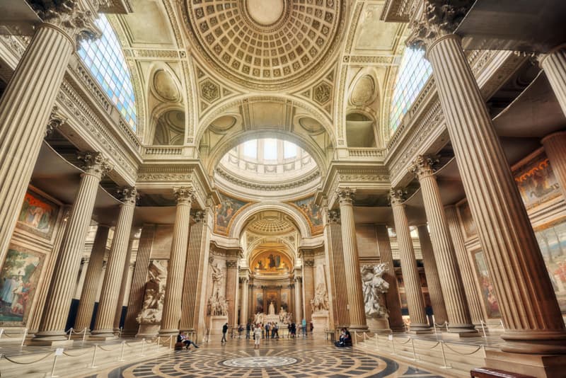 Pantheon Imitation Paris Pantheon Paris 3D Miniature Building Replica,